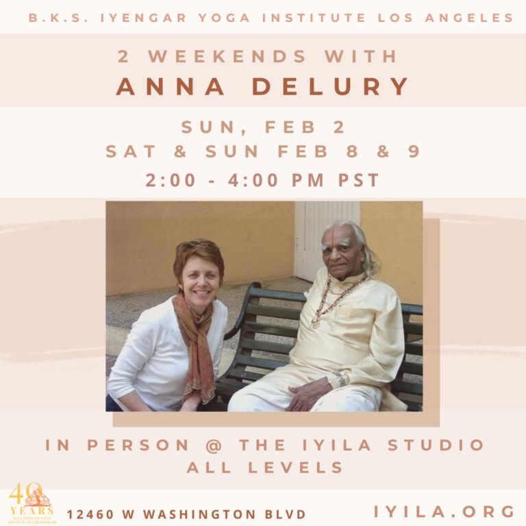 Iyengar Yoga Institute of Los Angeles – Since 1984, the B.K.S. Iyengar ...